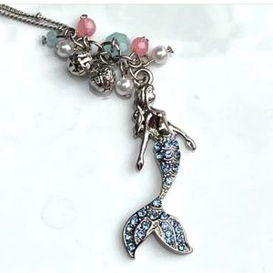 Moda Clothing | Jewelry | Nwt Whimsical Rhinestone Encrusted Mermaid ...